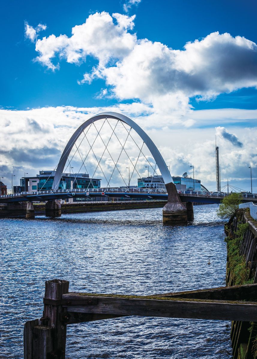 'Clyde Arc' Poster, picture, metal print, paint by Stoobie | Displate