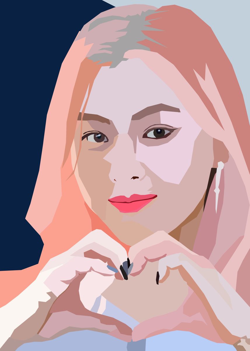 'ryujin itzy' Poster, picture, metal print, paint by Haruka Studio ...