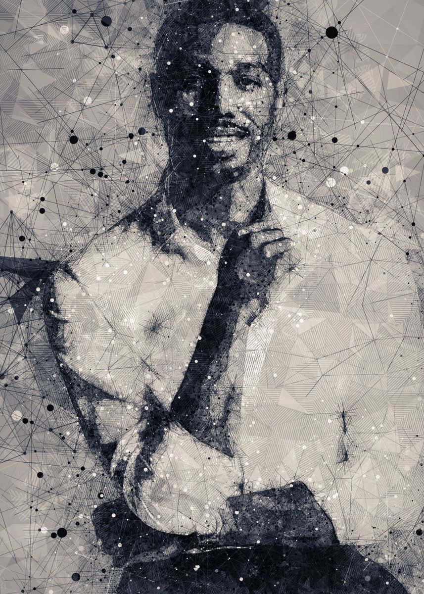 'Michael B Jordan' Poster, picture, metal print, paint by Alex Mann ...