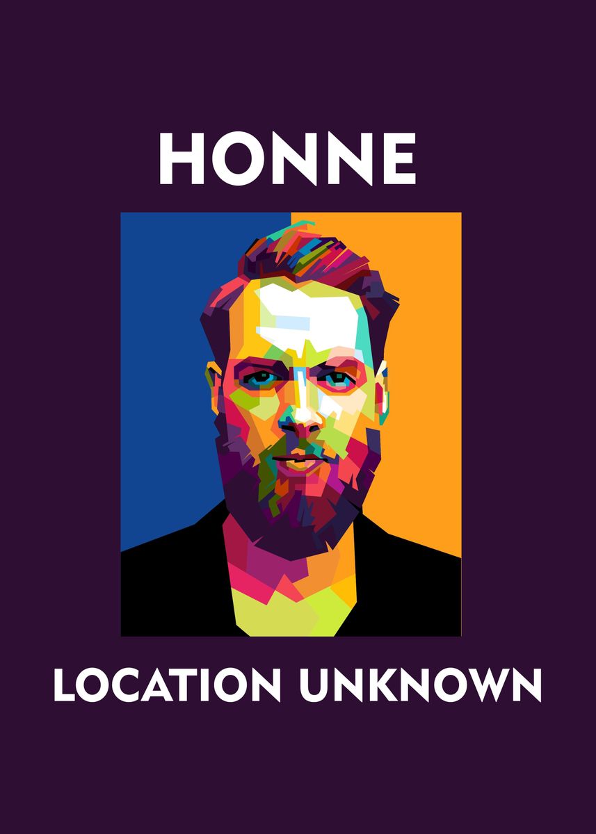 'Andy Clutterbuck Honne' Poster, picture, metal print, paint by Faeyza ...