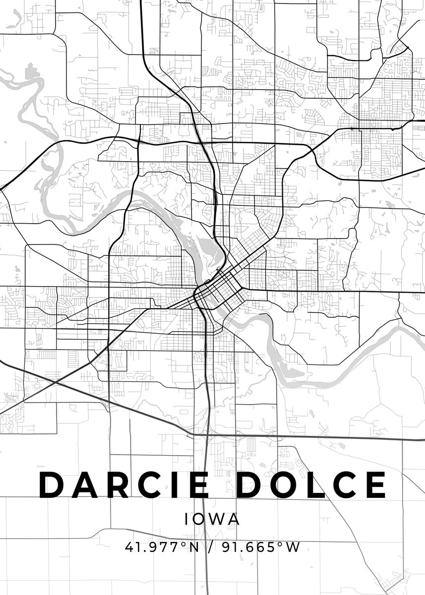 'Darcie Dolce Iowa' Poster, picture, metal print, paint by Conceptual ...