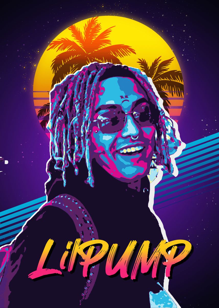 'Gazzy Garcia lil pump' Poster, picture, metal print, paint by ...
