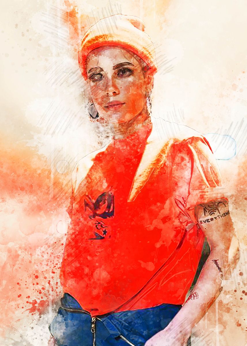 'Halsey' Poster by Alex Mann | Displate