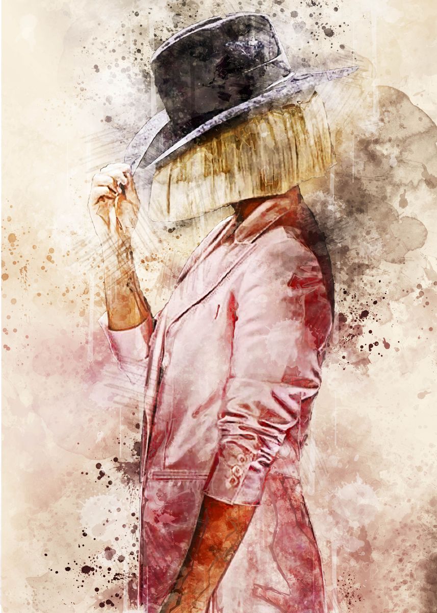 'Sia' Poster, picture, metal print, paint by Alex Mann | Displate