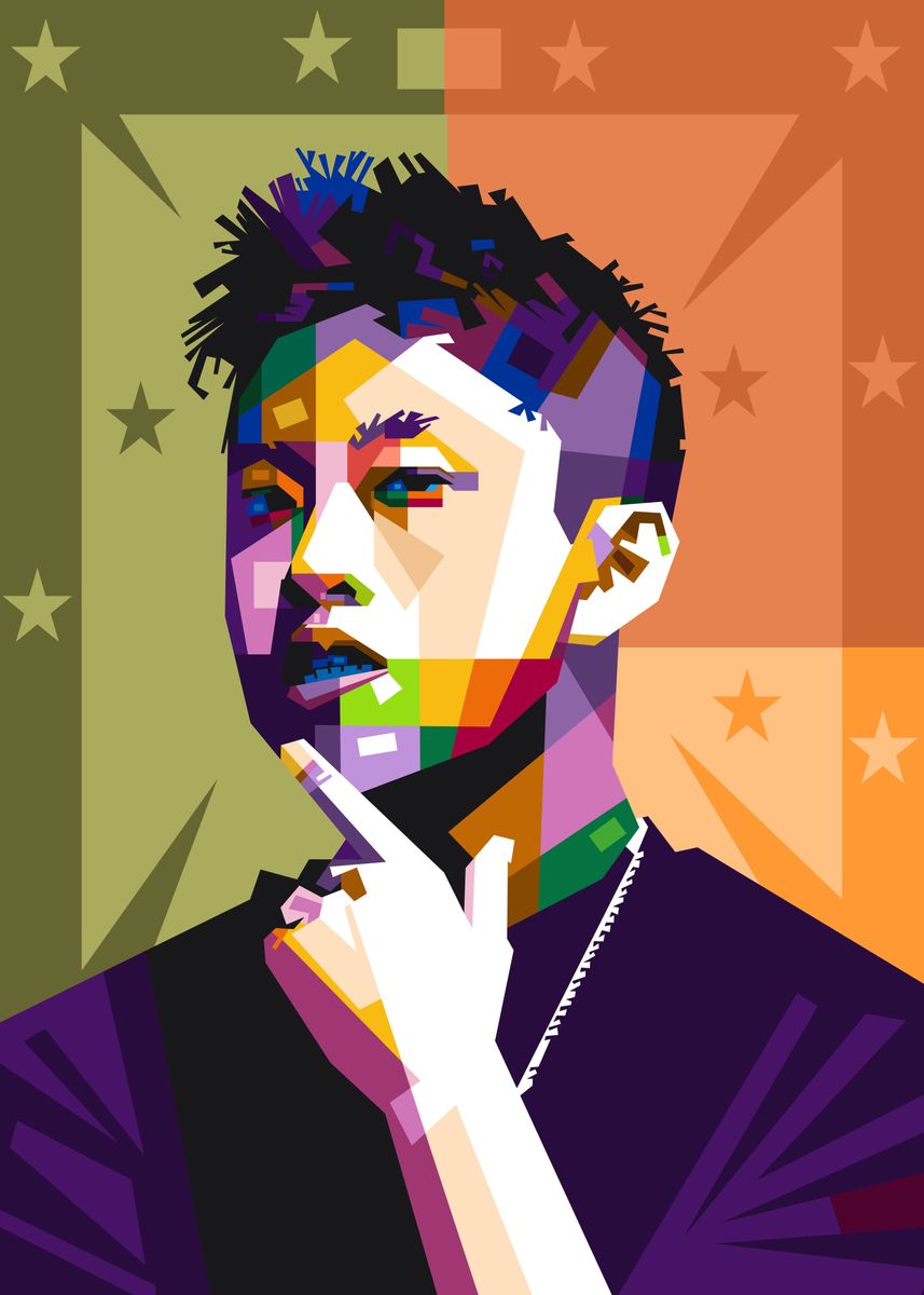 'Rich Brian' Poster by baturaja vector | Displate