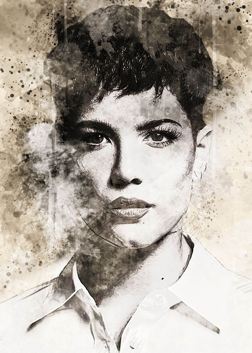 'Halsey' Poster, picture, metal print, paint by Alex Mann | Displate