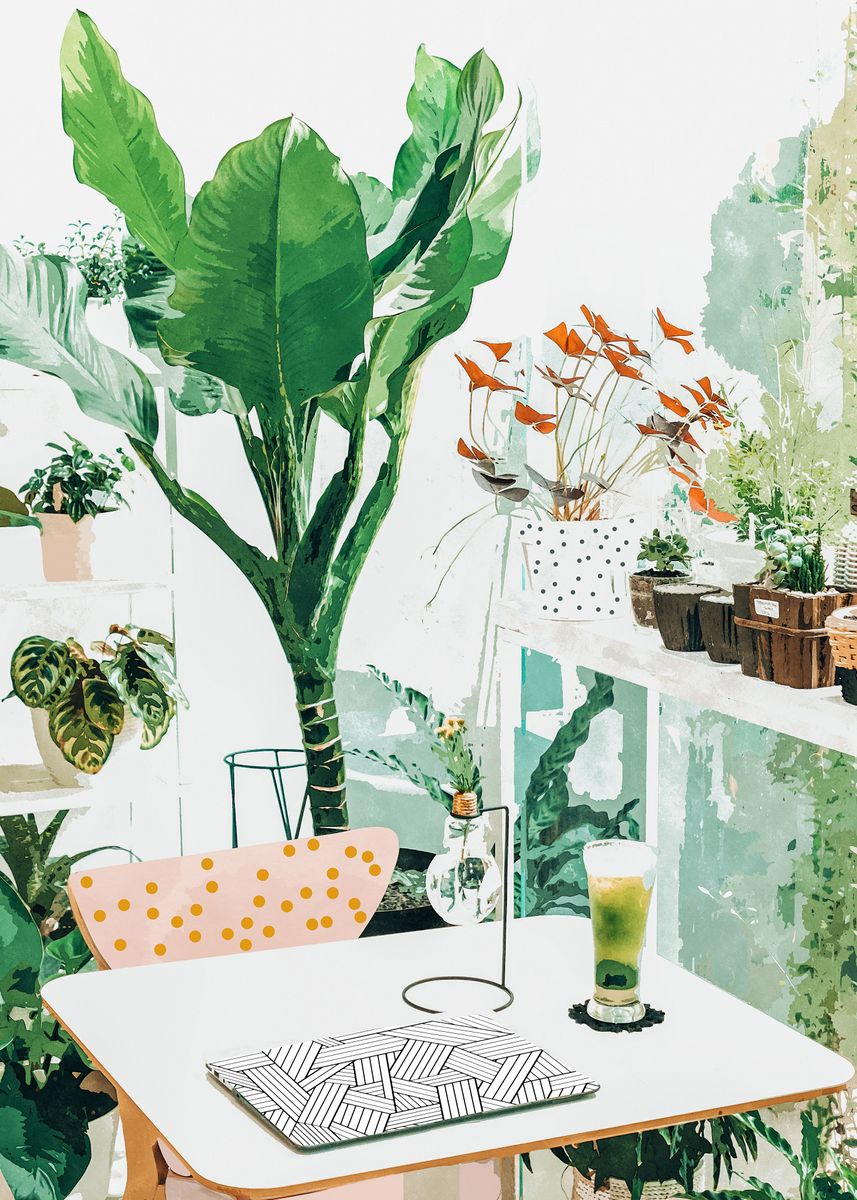 'Junglow, Urban Jungle' Poster, picture, metal print, paint by 83 ...