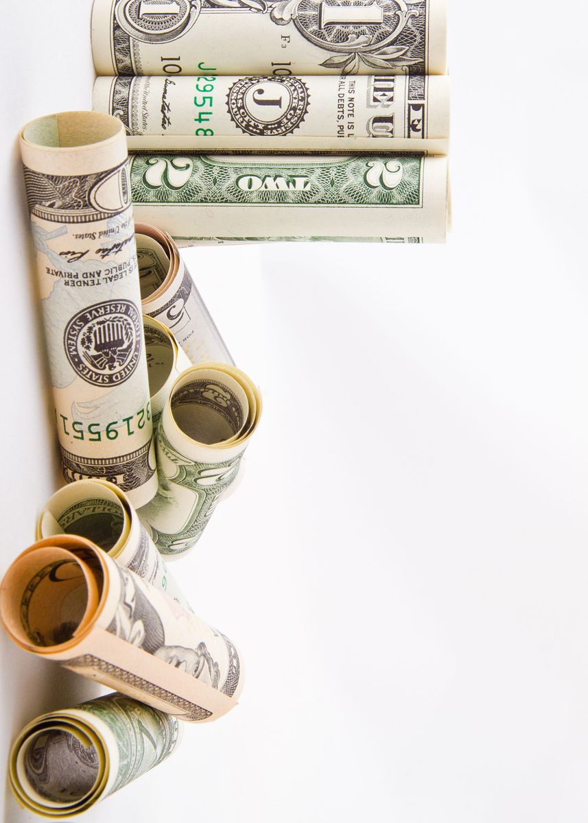 'money' Poster, picture, metal print, paint by Haruka Studio | Displate