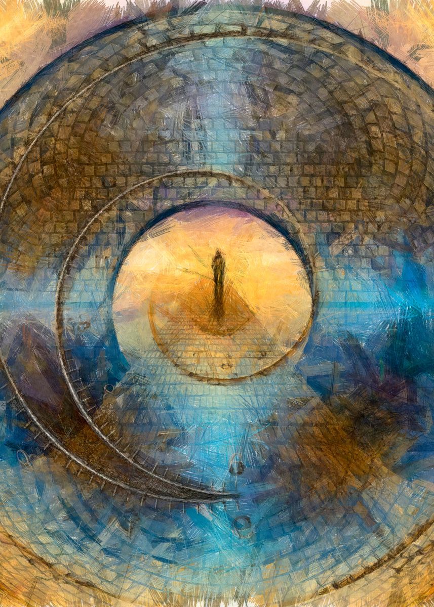 'The Way to Eternity' Poster, picture, metal print, paint by Bruce ...