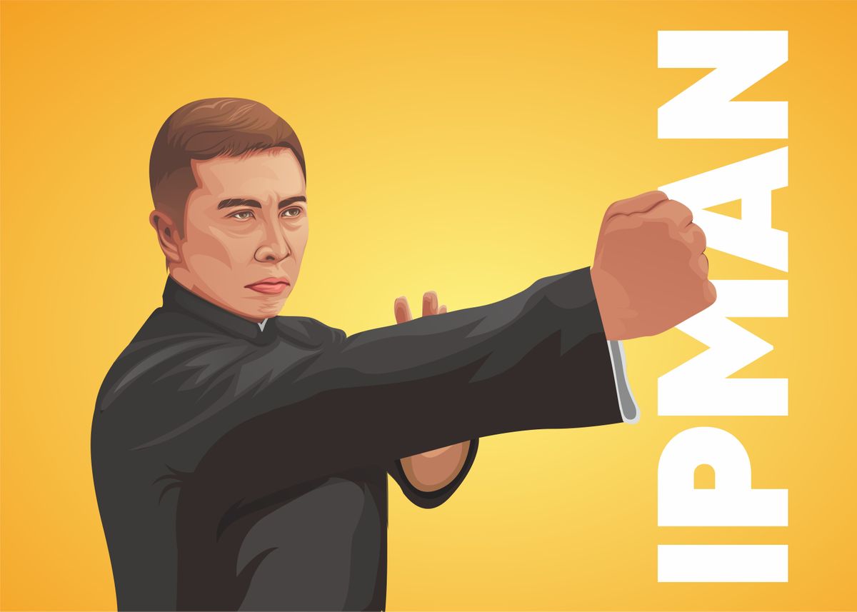 'Ip Man' Poster by Patur Rahman | Displate