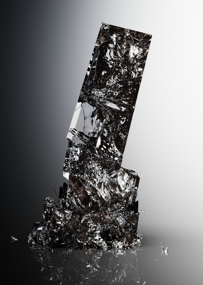 'Fractured' Poster, picture, metal print, paint by Aivaras Grauzinis ...