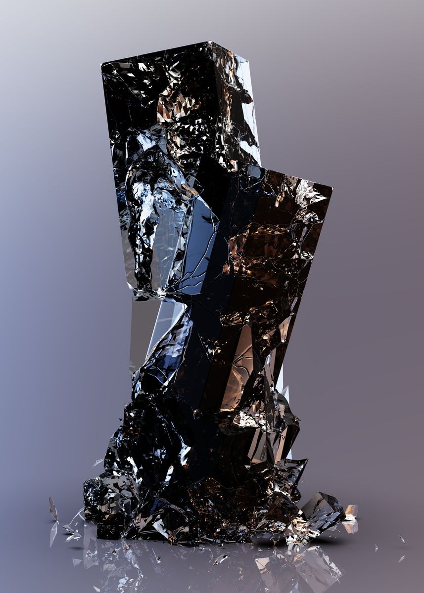 'Fractured' Poster by Aivaras Grauzinis | Displate