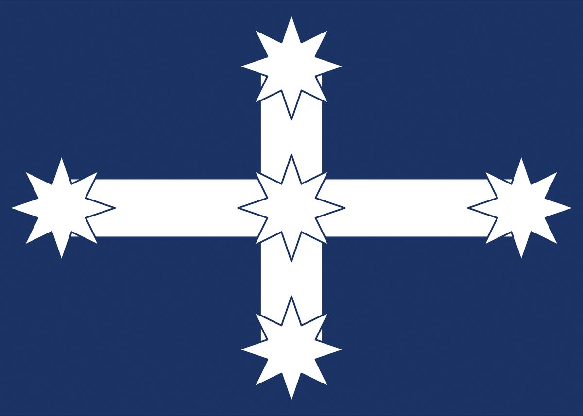 'eureka flag' Poster by tony4urban | Displate