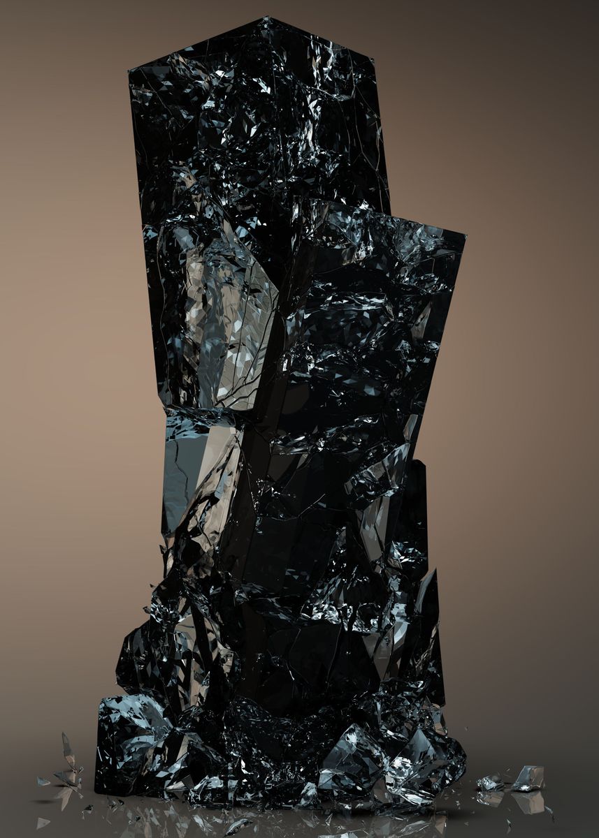 'Fractured' Poster, picture, metal print, paint by Aivaras Grauzinis ...