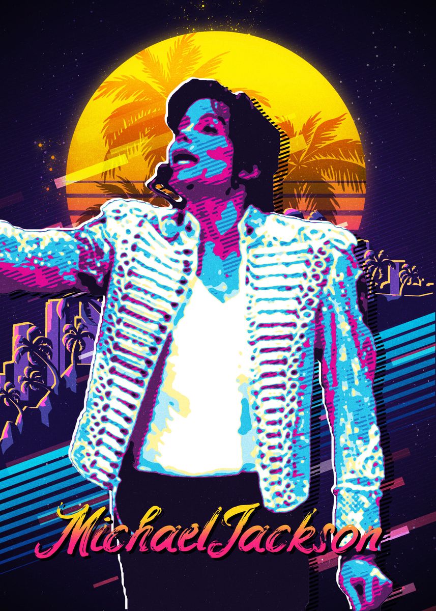 'Michael Jackson' Poster, picture, metal print, paint by NiceAndBetter ...