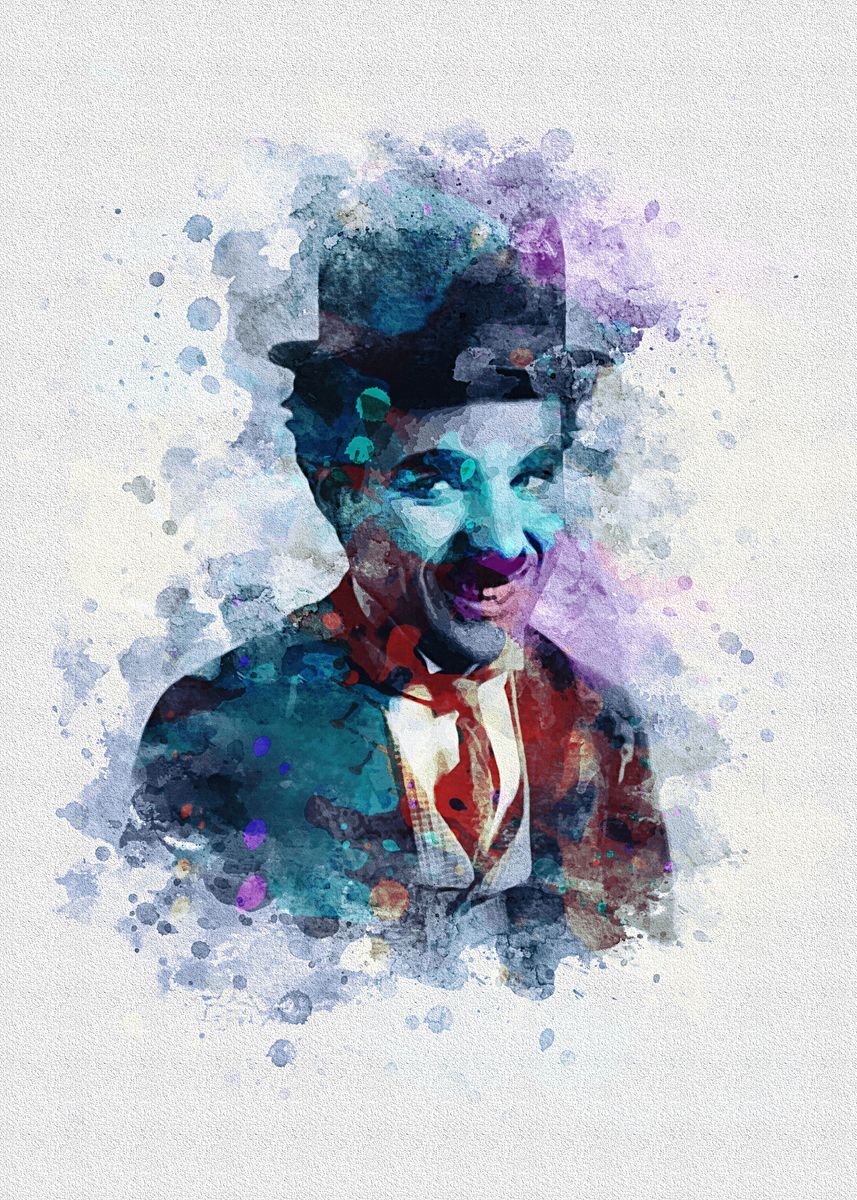 'charlie' Poster, picture, metal print, paint by Izmo Scribbles | Displate