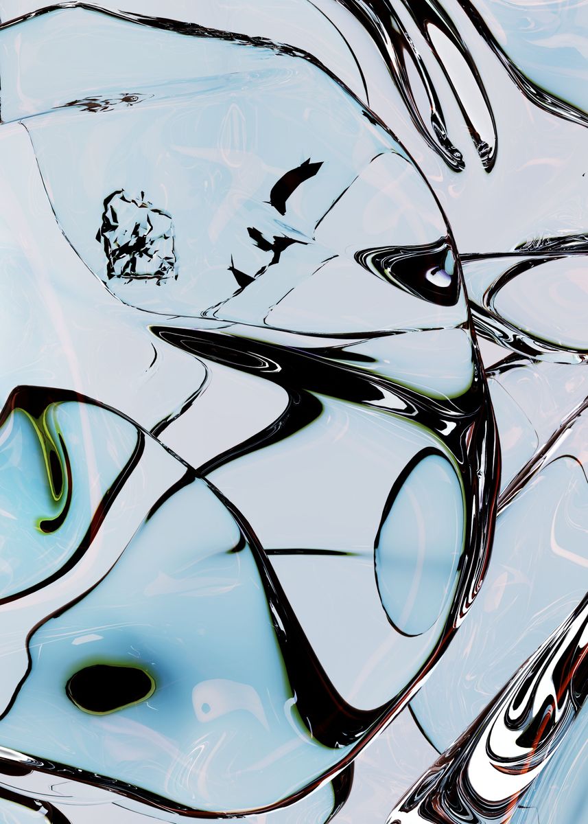 'Distorted universe' Poster, picture, metal print, paint by Aivaras ...