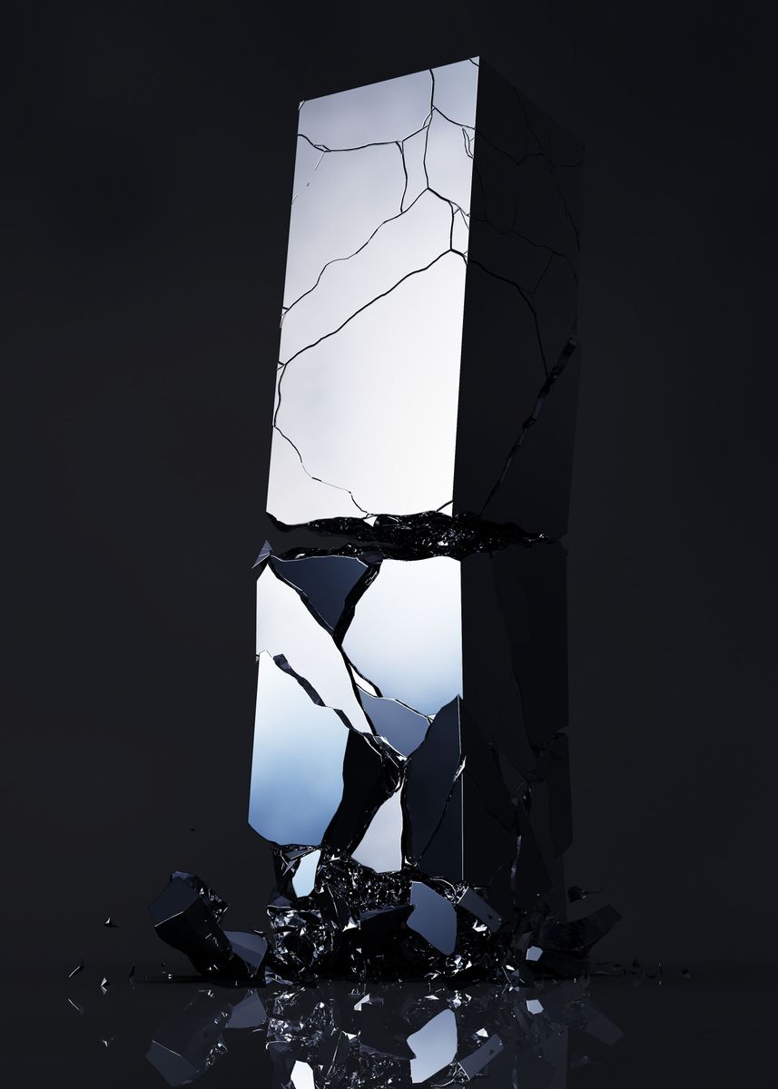 'Fractured' Poster, picture, metal print, paint by Aivaras Grauzinis ...