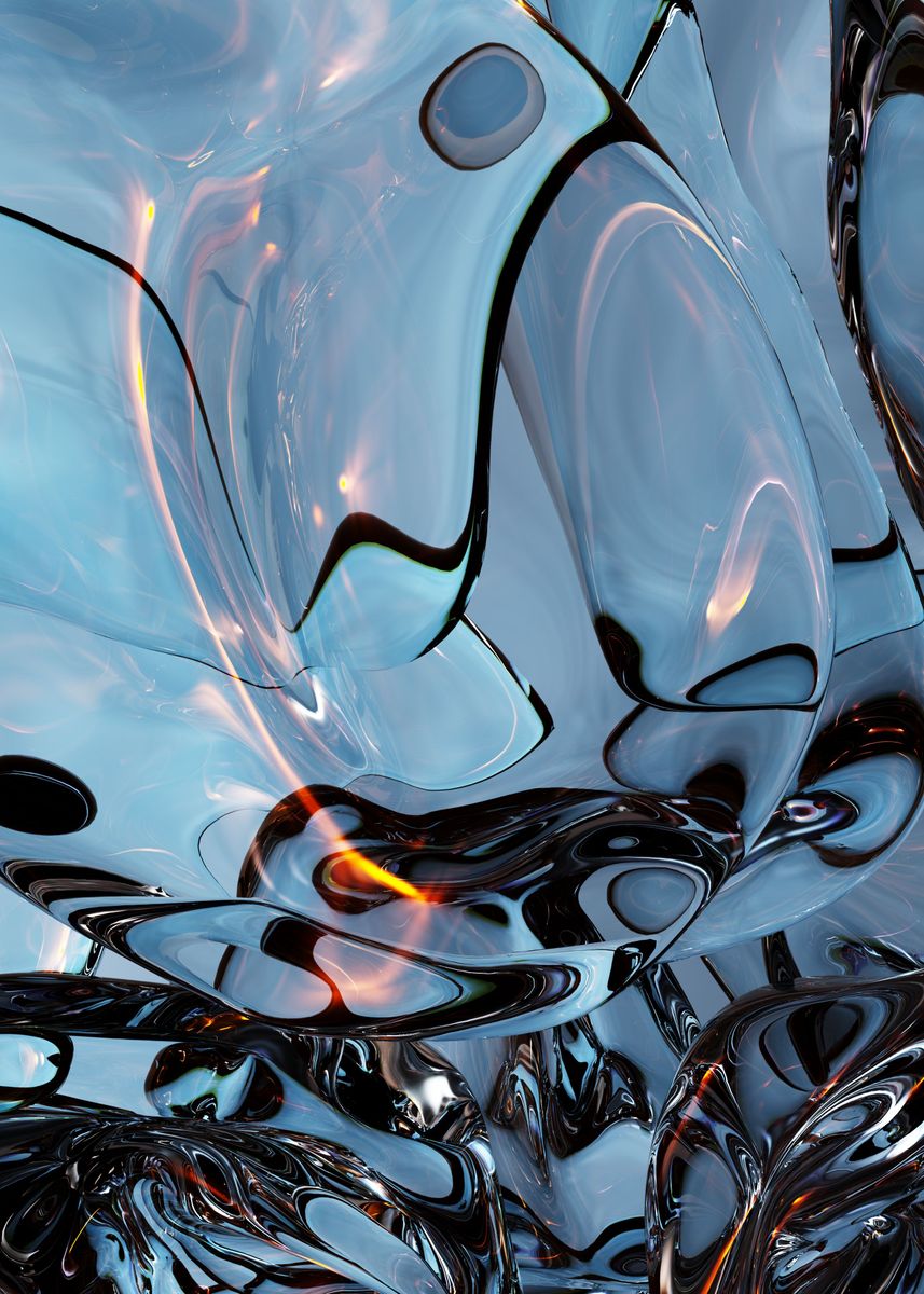 'Distorted universe' Poster by Aivaras Grauzinis | Displate