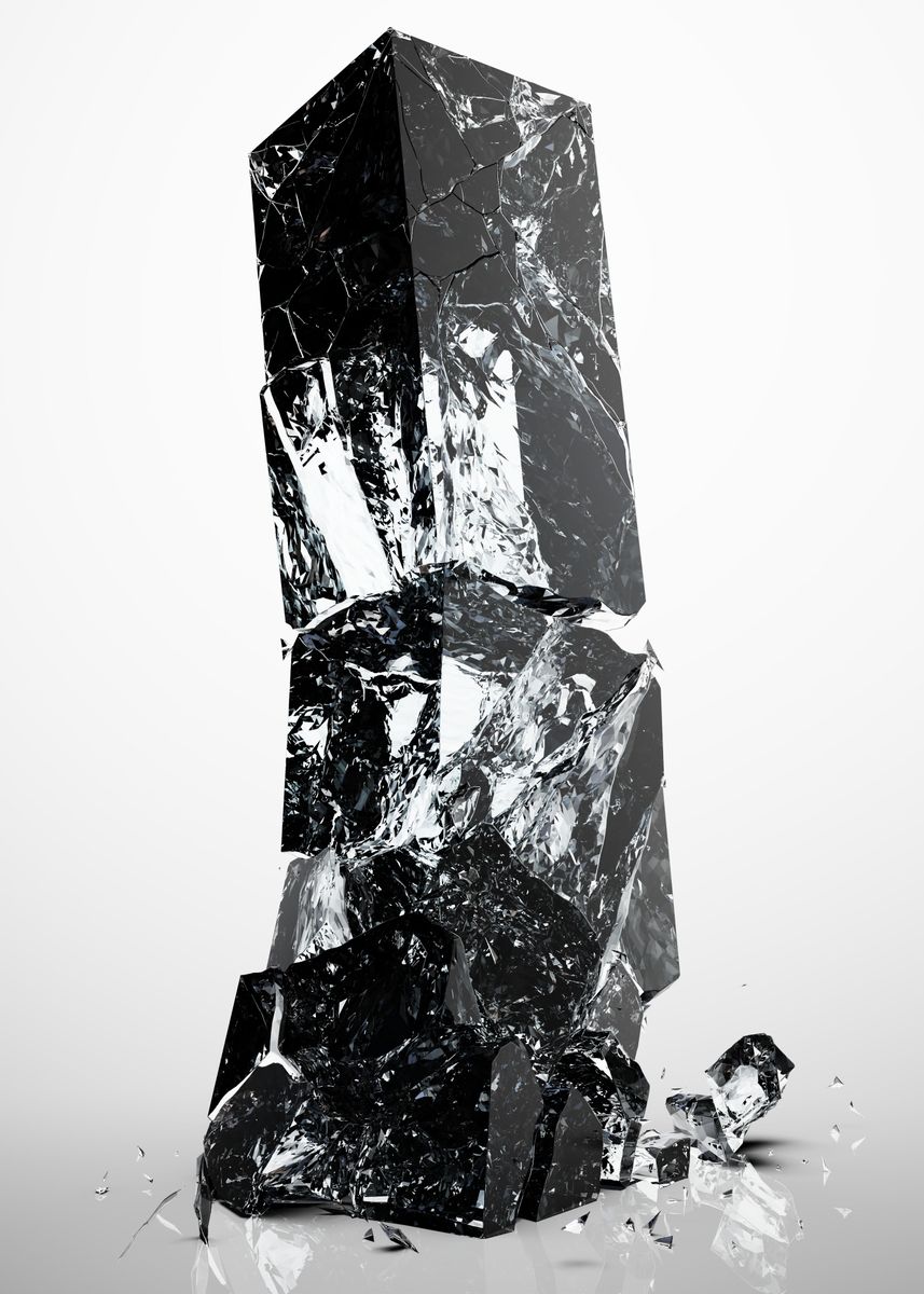 'Fractured' Poster, picture, metal print, paint by Aivaras Grauzinis ...