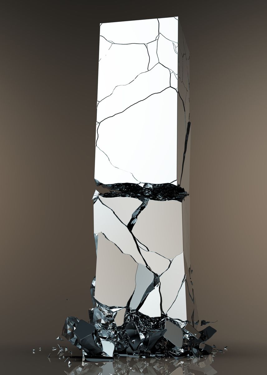 'Fractured' Poster, picture, metal print, paint by Aivaras Grauzinis ...