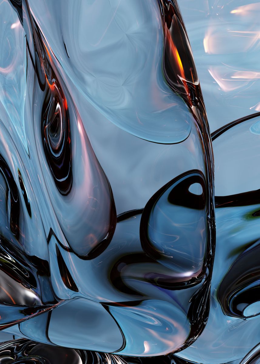 'Distorted universe' Poster, picture, metal print, paint by Aivaras ...