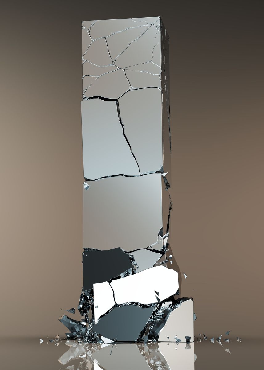 'Fractured' Poster by Aivaras Grauzinis | Displate