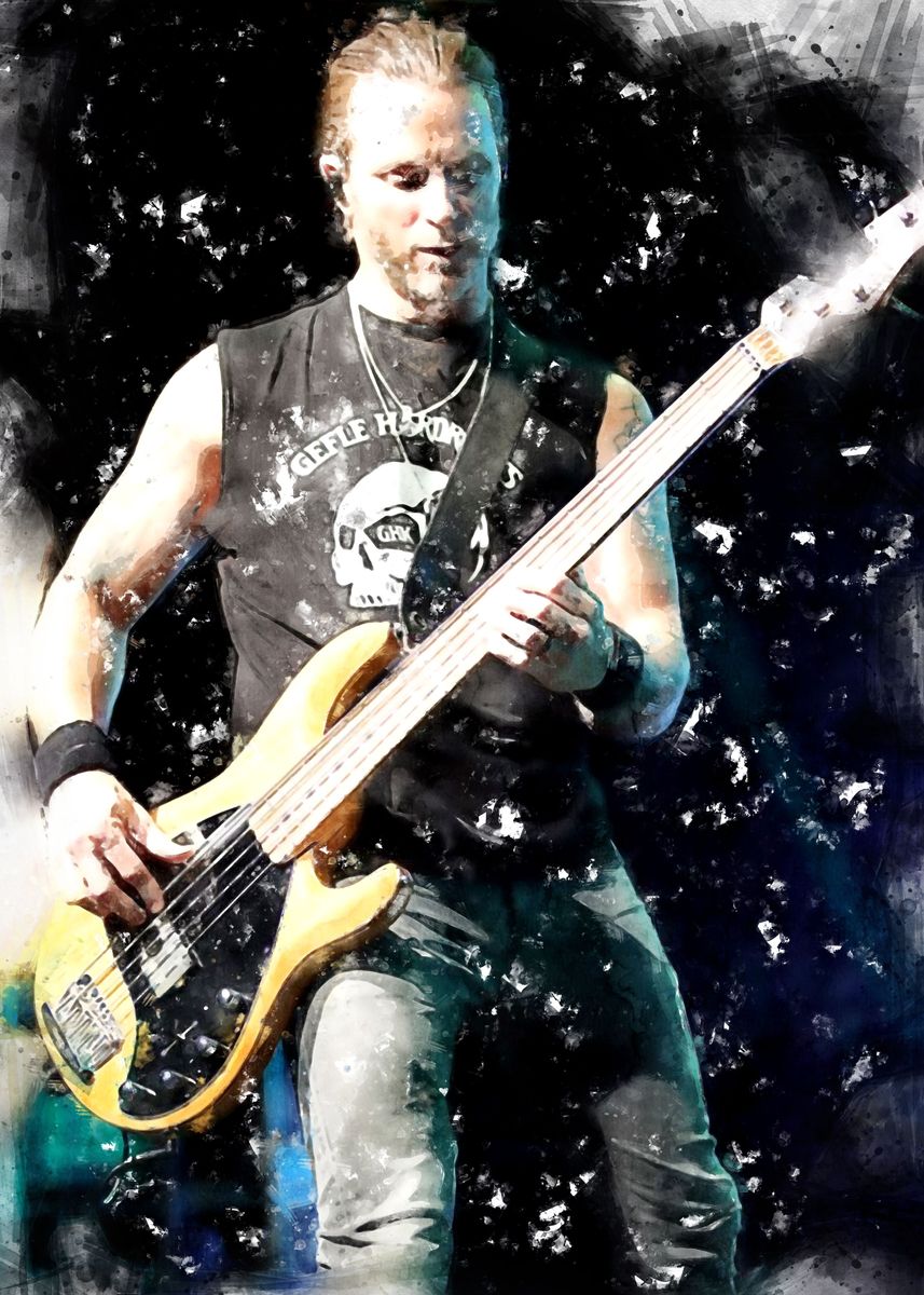 'ALTER BRIDGE 12' Poster, picture, metal print, paint by Melanie ...