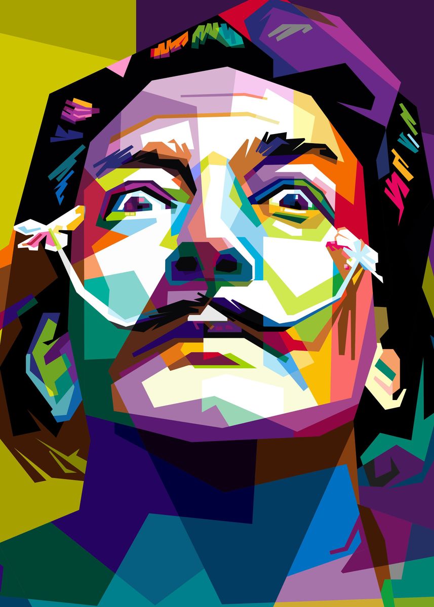 'Salvador Dali' Poster, picture, metal print, paint by MASGAD | Displate