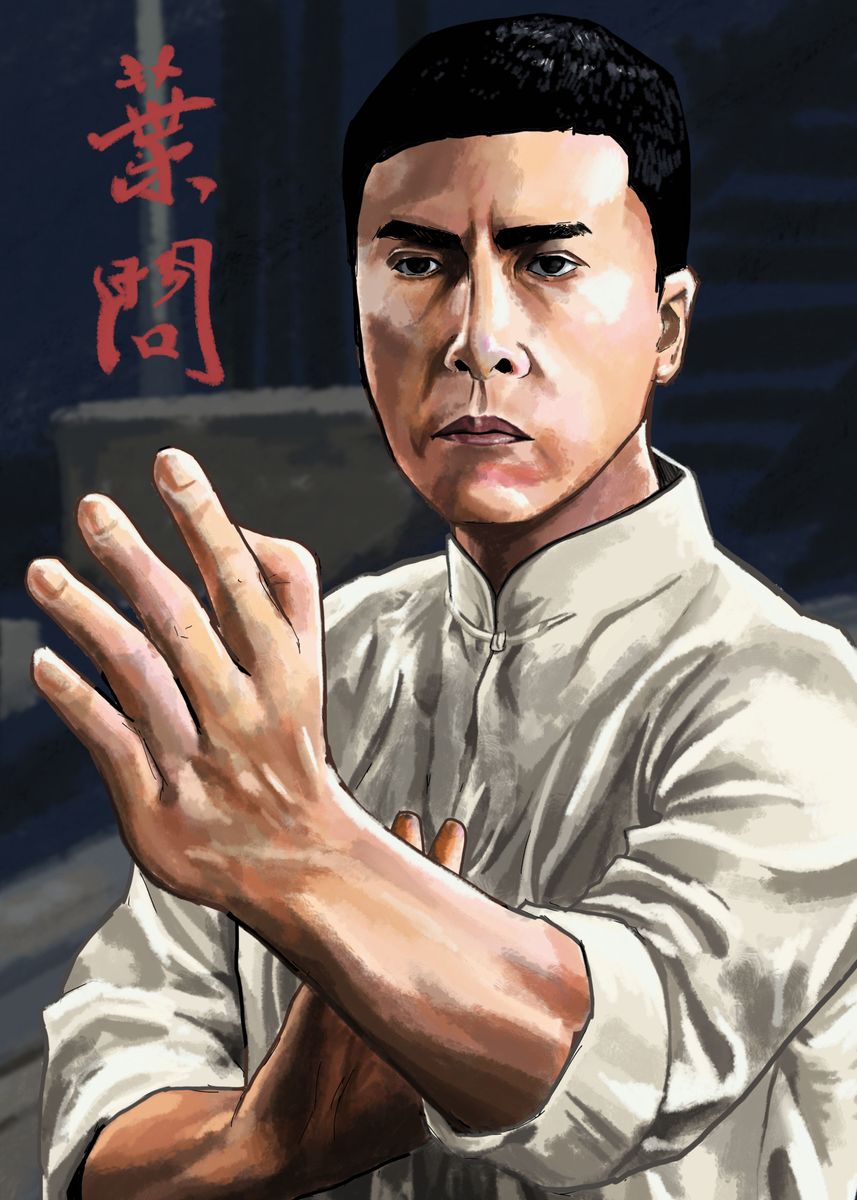 'Ip Man' Poster, picture, metal print, paint by Ken | Displate