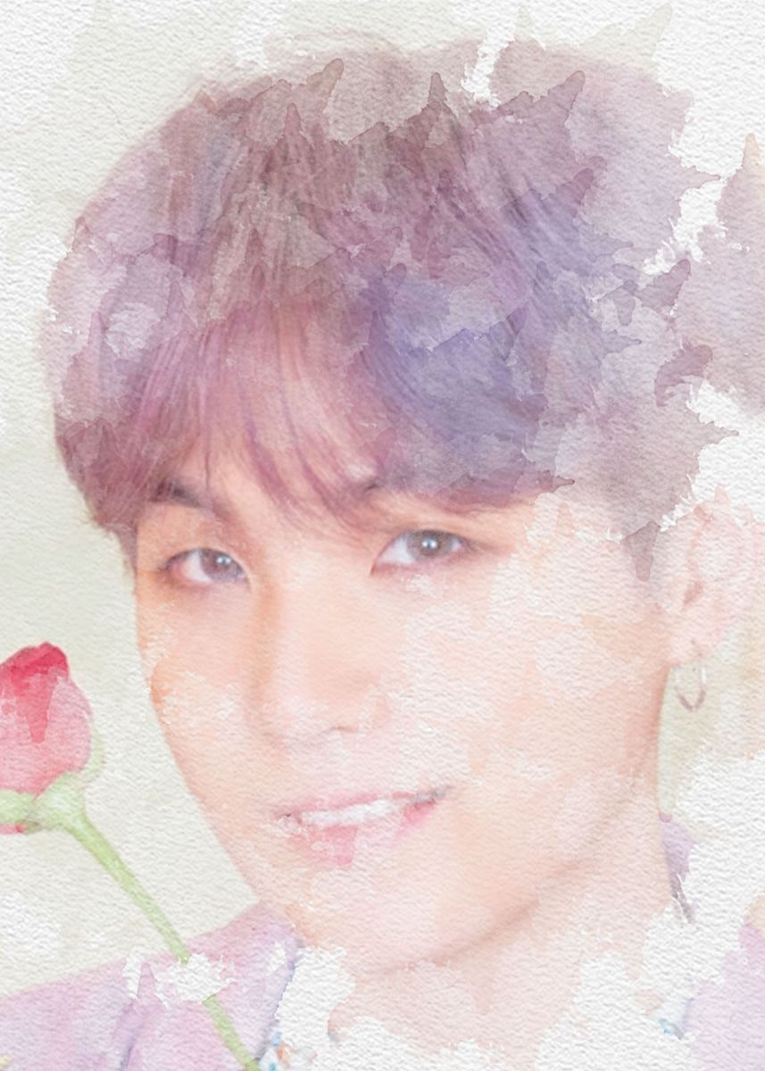 'Suga BTS' Poster, picture, metal print, paint by Yopi Copoy | Displate