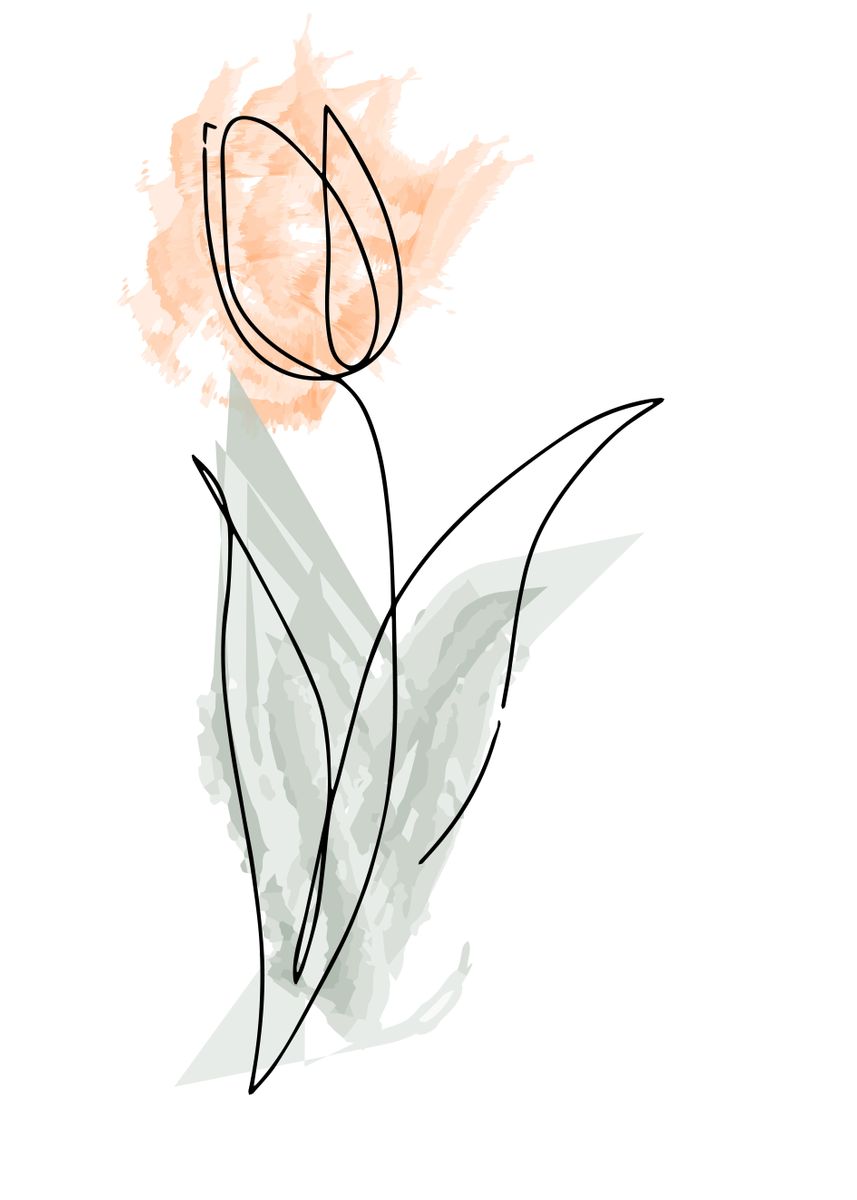 'Watercolor nature 6' Poster by Maudy M | Displate