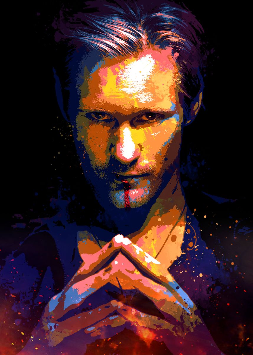 'Eric True Blood ' Poster, picture, metal print, paint by Micho ...