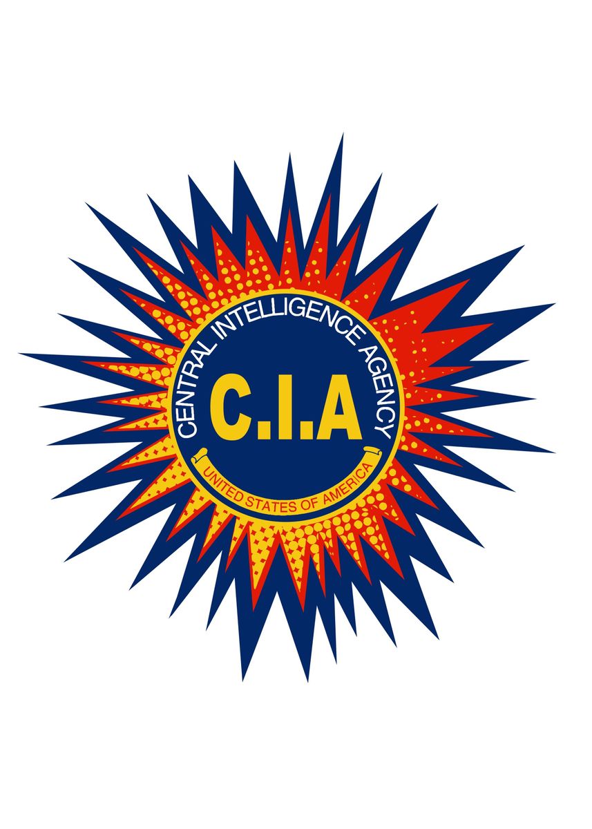 'CIA Spoof Icon Splash' Poster by HomeStead Digital | Displate