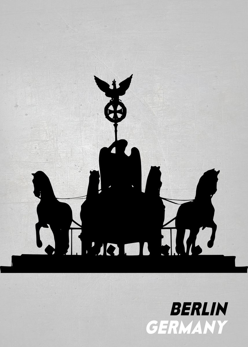 'GERMANY Berlin' Poster, picture, metal print, paint by Atomic Chinook ...