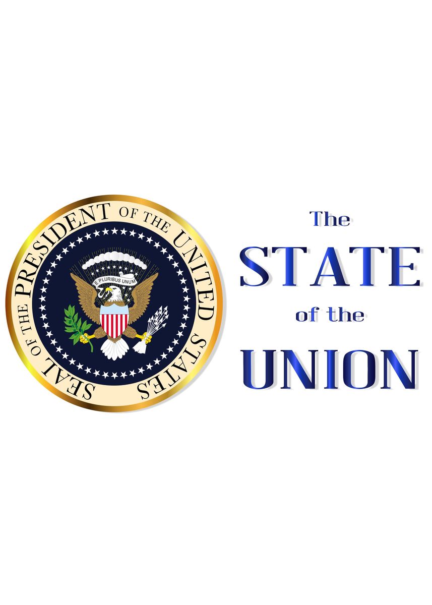 'State of the Union' Poster, picture, metal print, paint by HomeStead ...