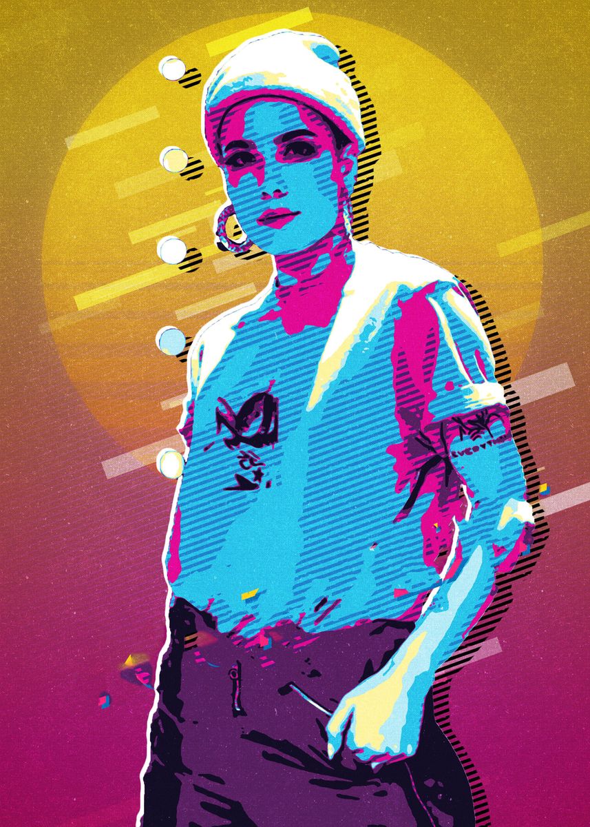 'Halsey' Poster by Alex Mann | Displate