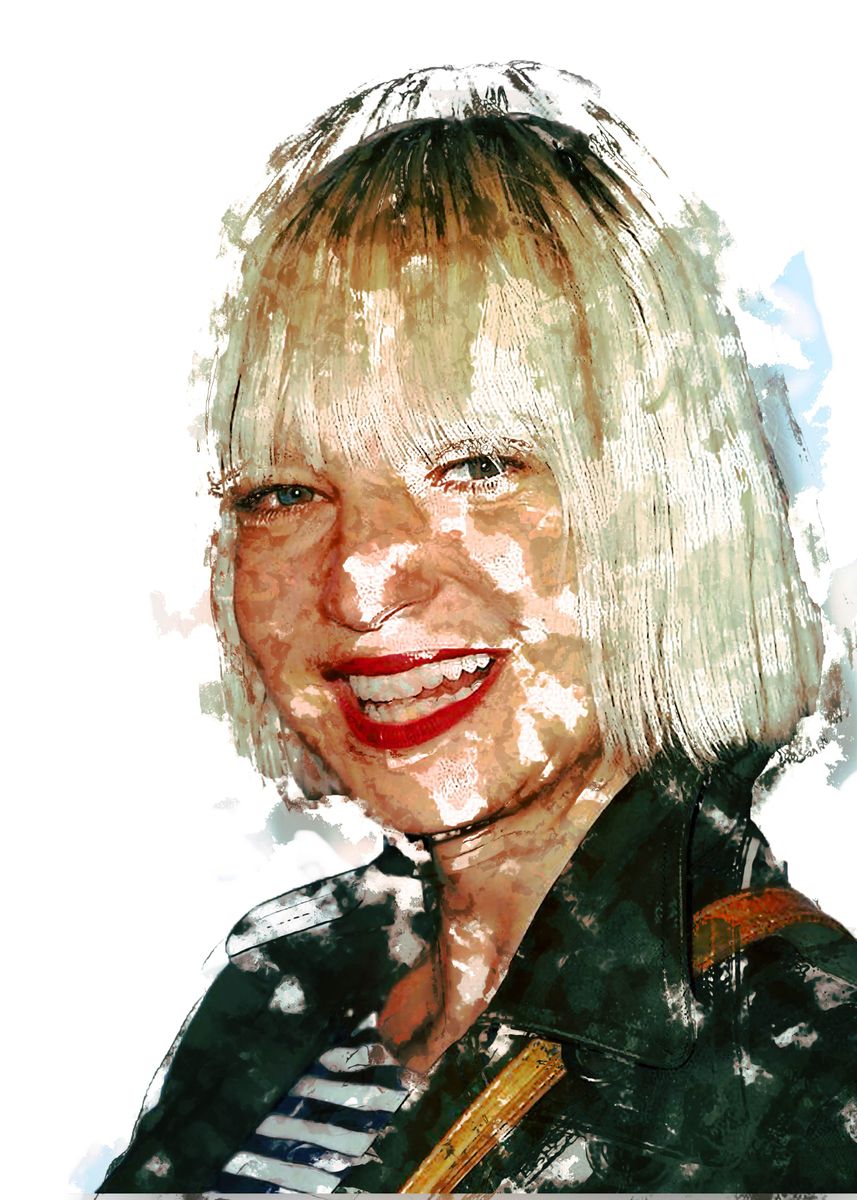 'Sia' Poster, picture, metal print, paint by Alex Mann | Displate