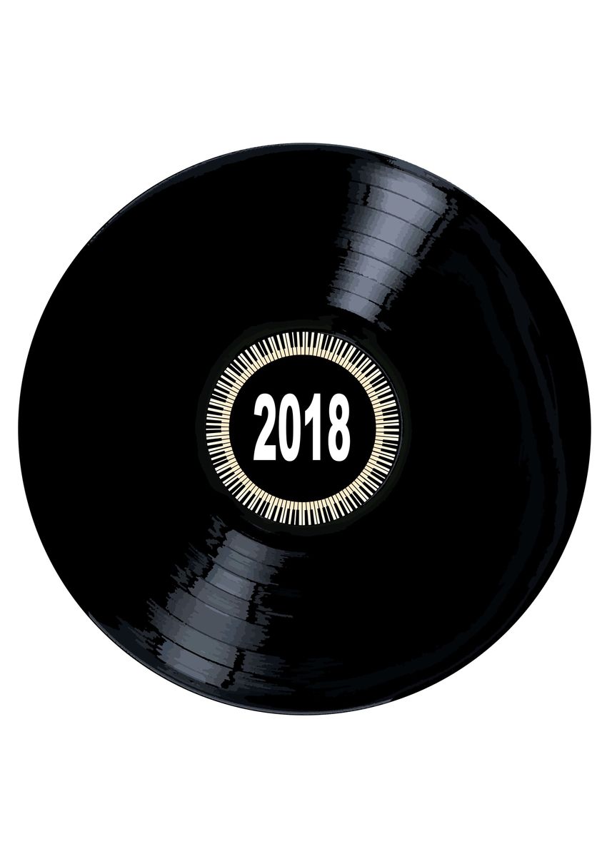 '2018 Long Player Record' Poster by HomeStead Digital | Displate