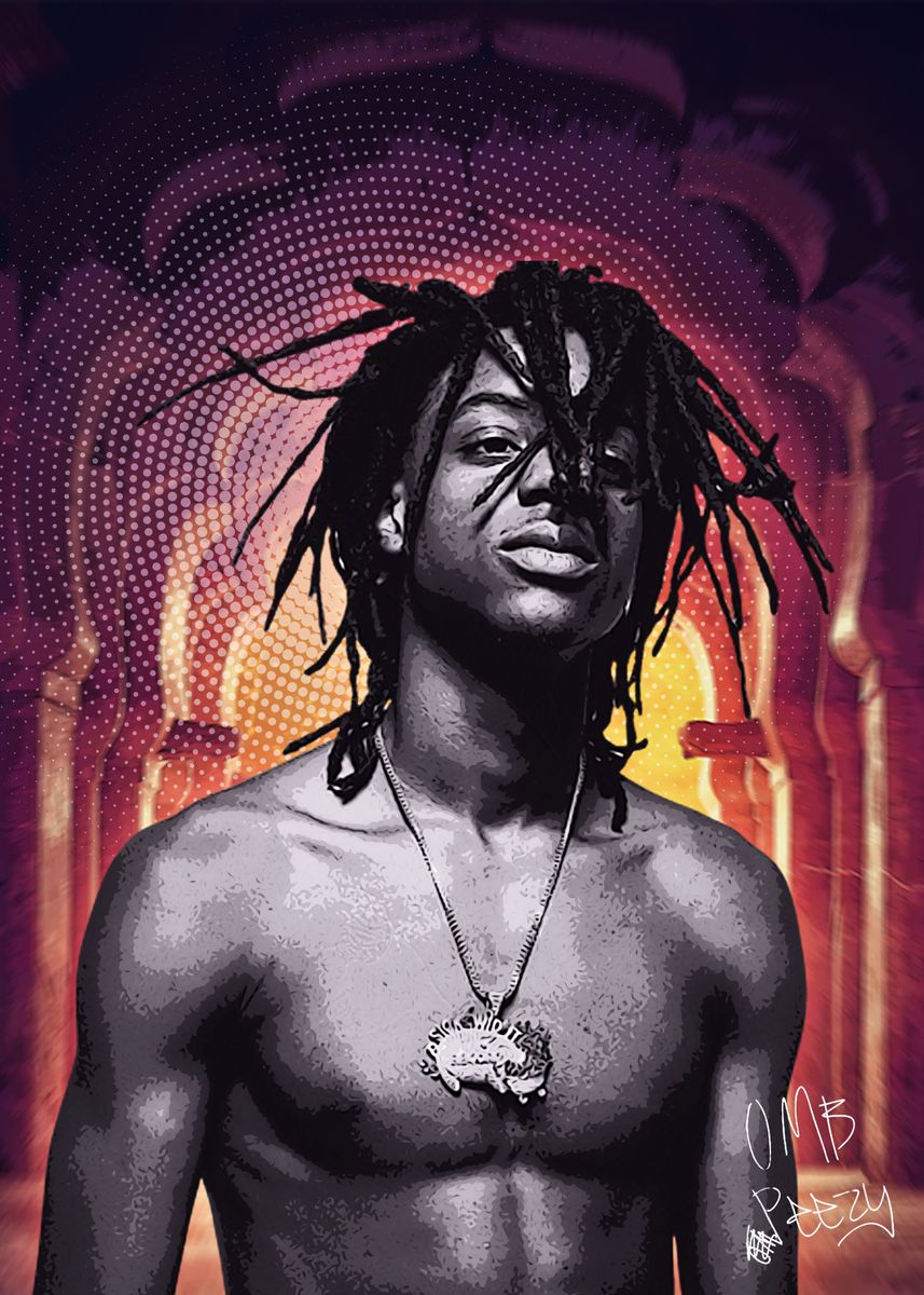 'OMB Peezy' Poster, picture, metal print, paint by Morton Gray | Displate