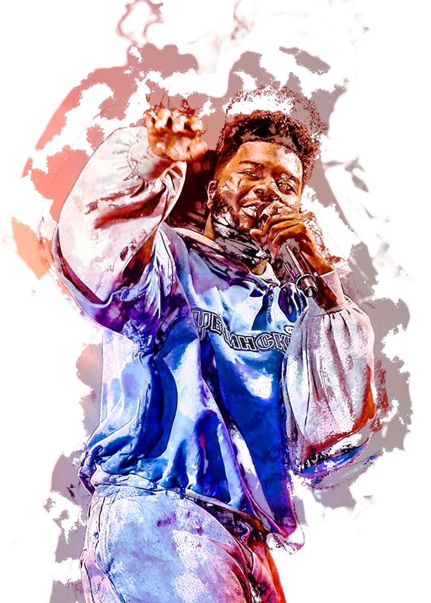 'Khalid' Poster, picture, metal print, paint by Alex Mann | Displate