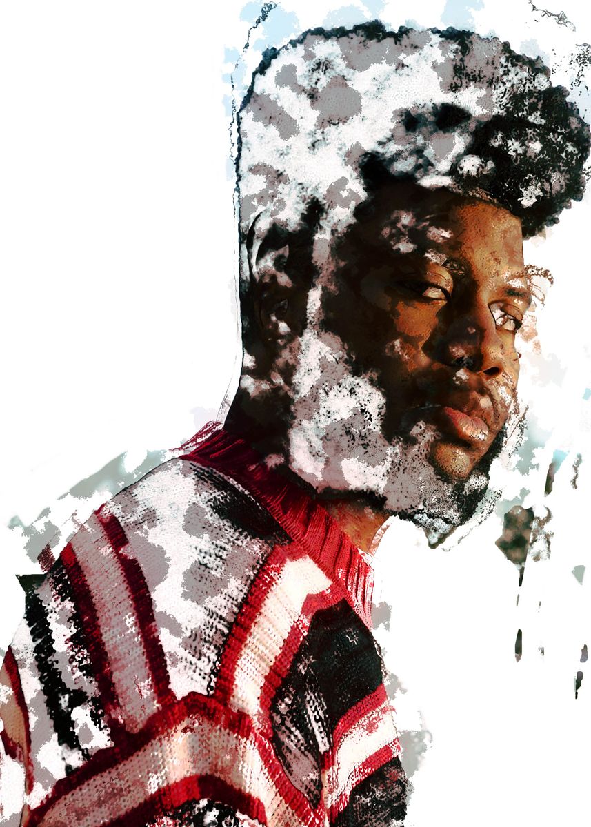 'Khalid' Poster, picture, metal print, paint by Alex Mann | Displate