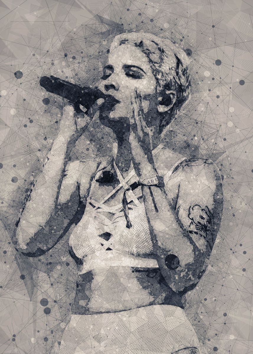 'Halsey' Poster by Alex Mann | Displate
