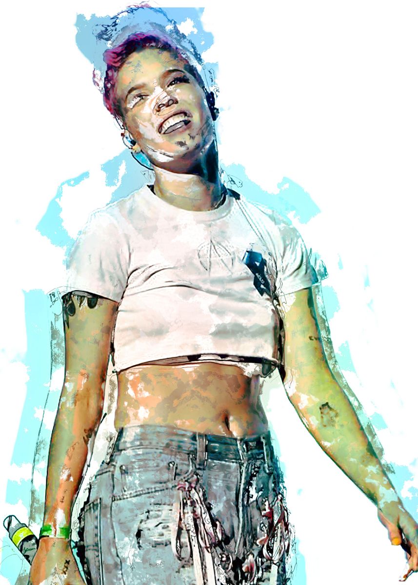 'Halsey' Poster by Alex Mann | Displate