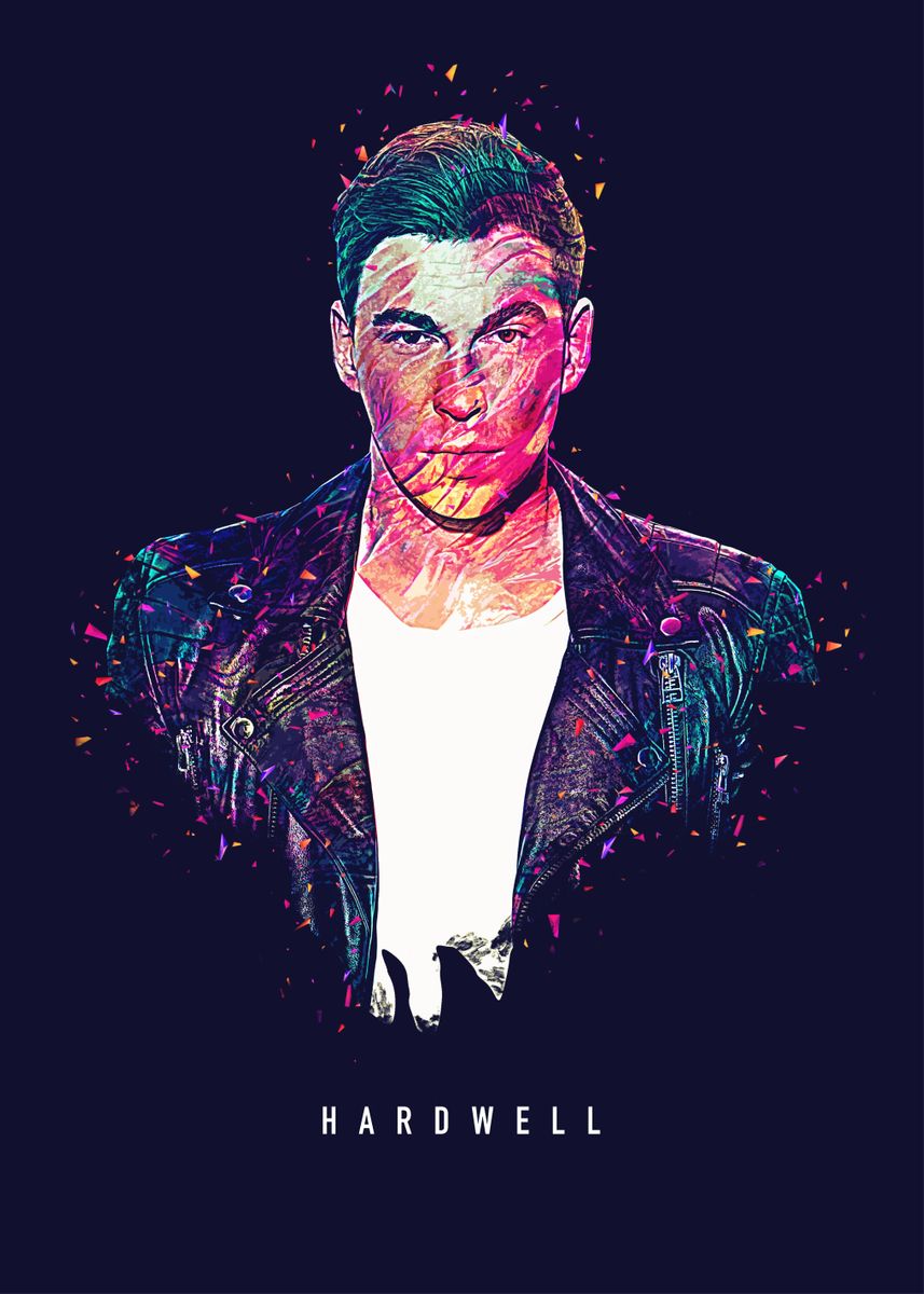 'HARDWELL' Poster, picture, metal print, paint by Most Popular Cult ...