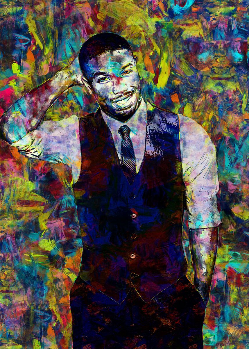 'Michael B Jordan' Poster, picture, metal print, paint by Alex Mann ...