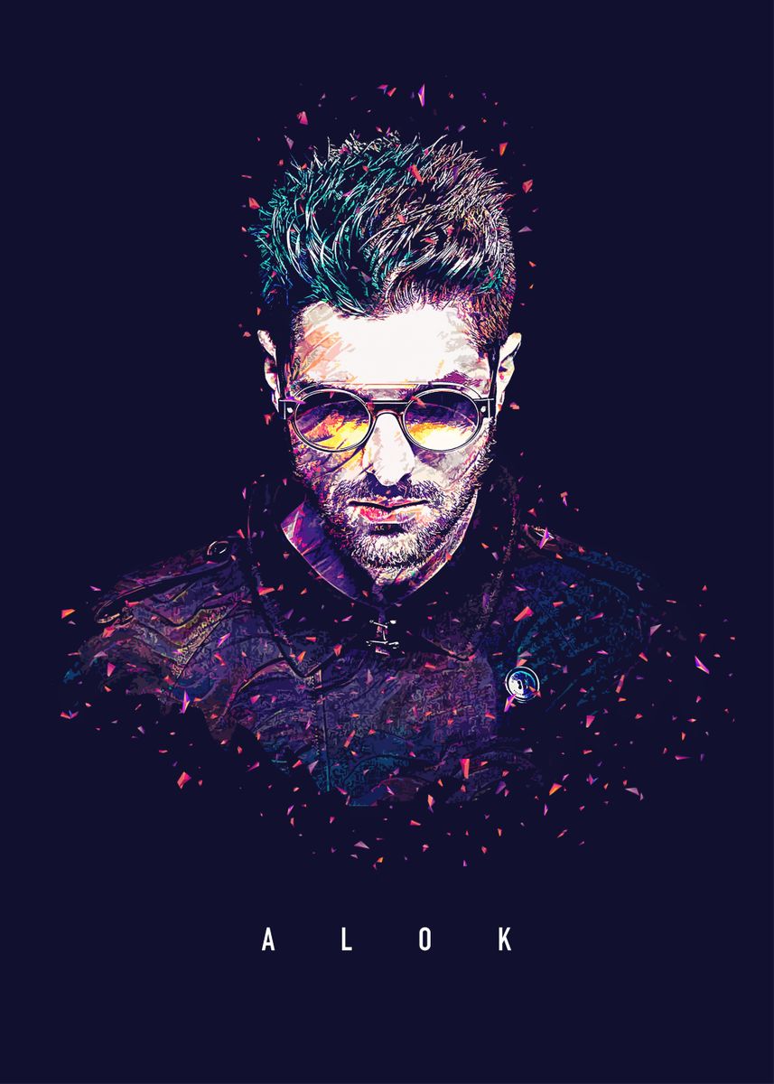 'Alok' Poster, picture, metal print, paint by Most Popular Cult posters ...