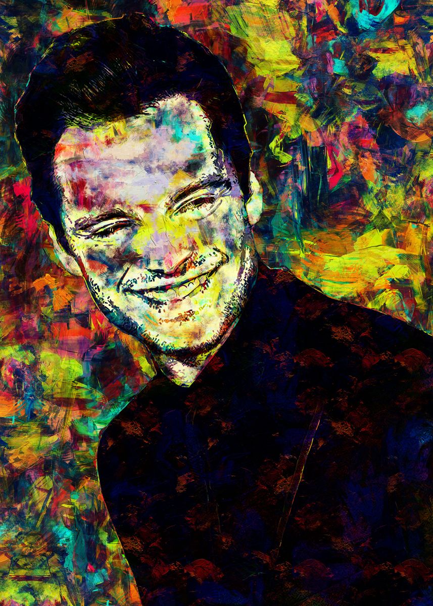 'Sebastian Stan' Poster by Alex Mann | Displate