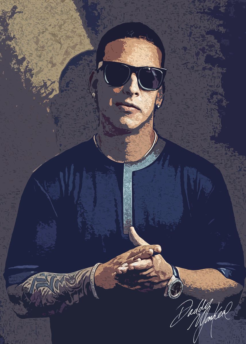 'Daddy Yankee' Poster, picture, metal print, paint by Dillon Holden ...