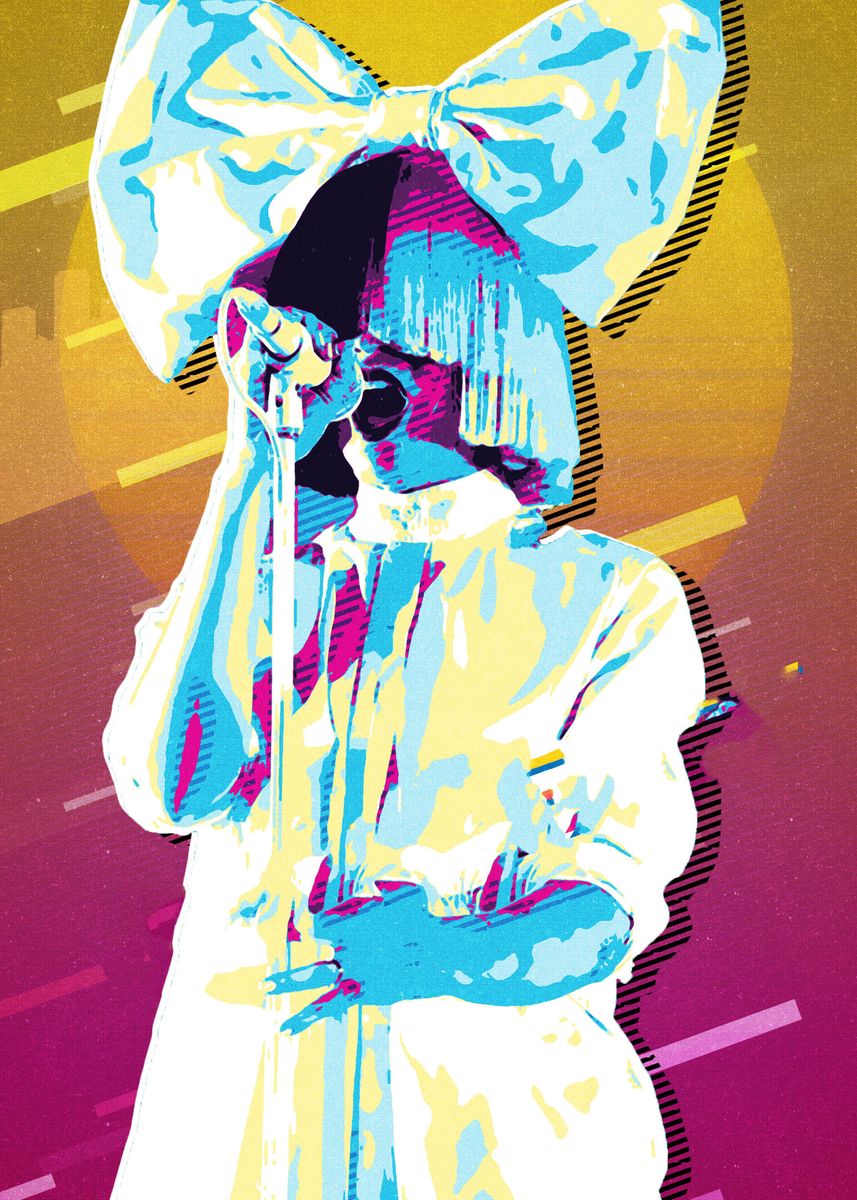 'Sia' Poster, picture, metal print, paint by Alex Mann | Displate